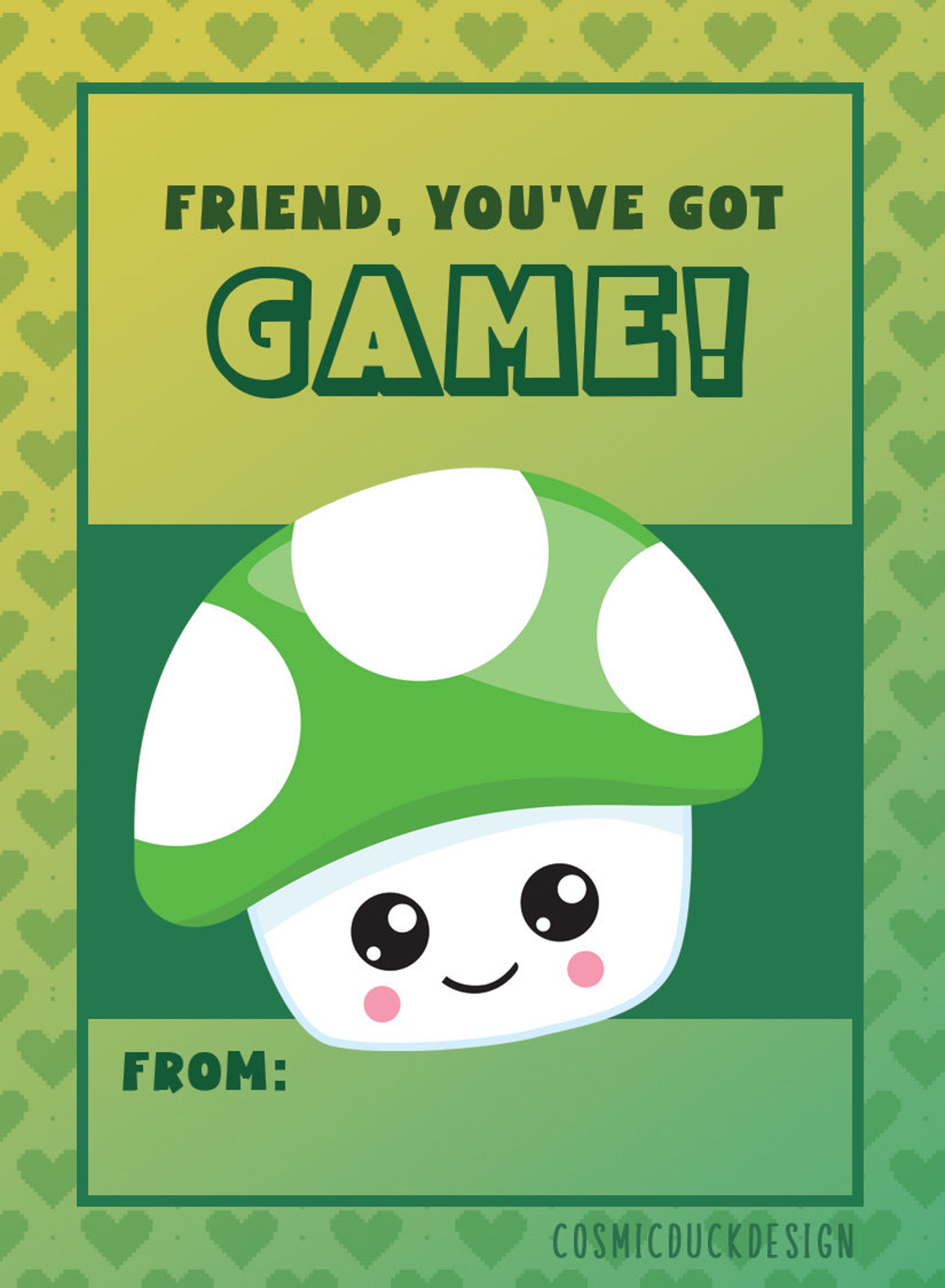 Video Gamer Kid Valentine's Day Cards, Download Valentines, Instant ...