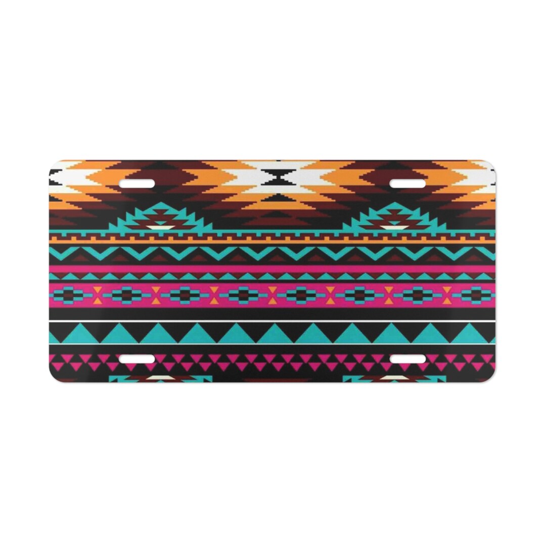 Western Tribal Vanity Plate - Etsy