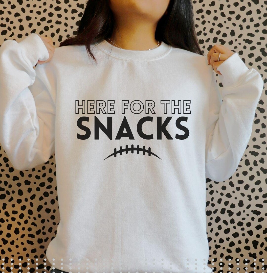 Funny Football Snacks Sweatshirt: Super Bowl Party Game Day Sweater - Etsy