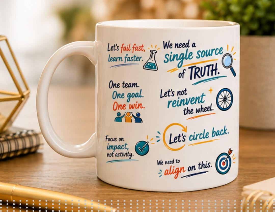 Project Manager Mug Catchphrases Coffee Cup Project Management Office ...