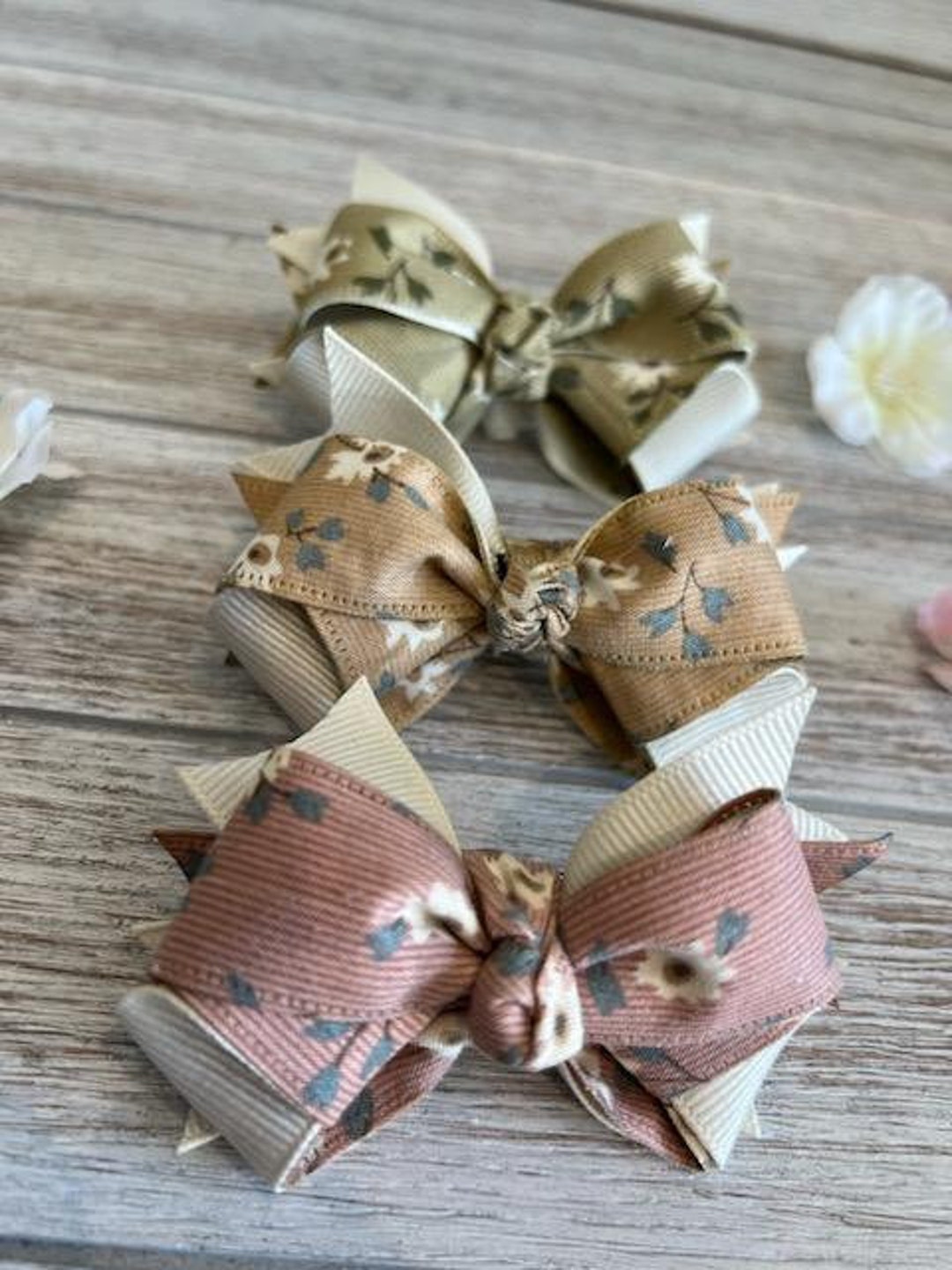 Ellie - 3 Piece Bow Set - Etsy
