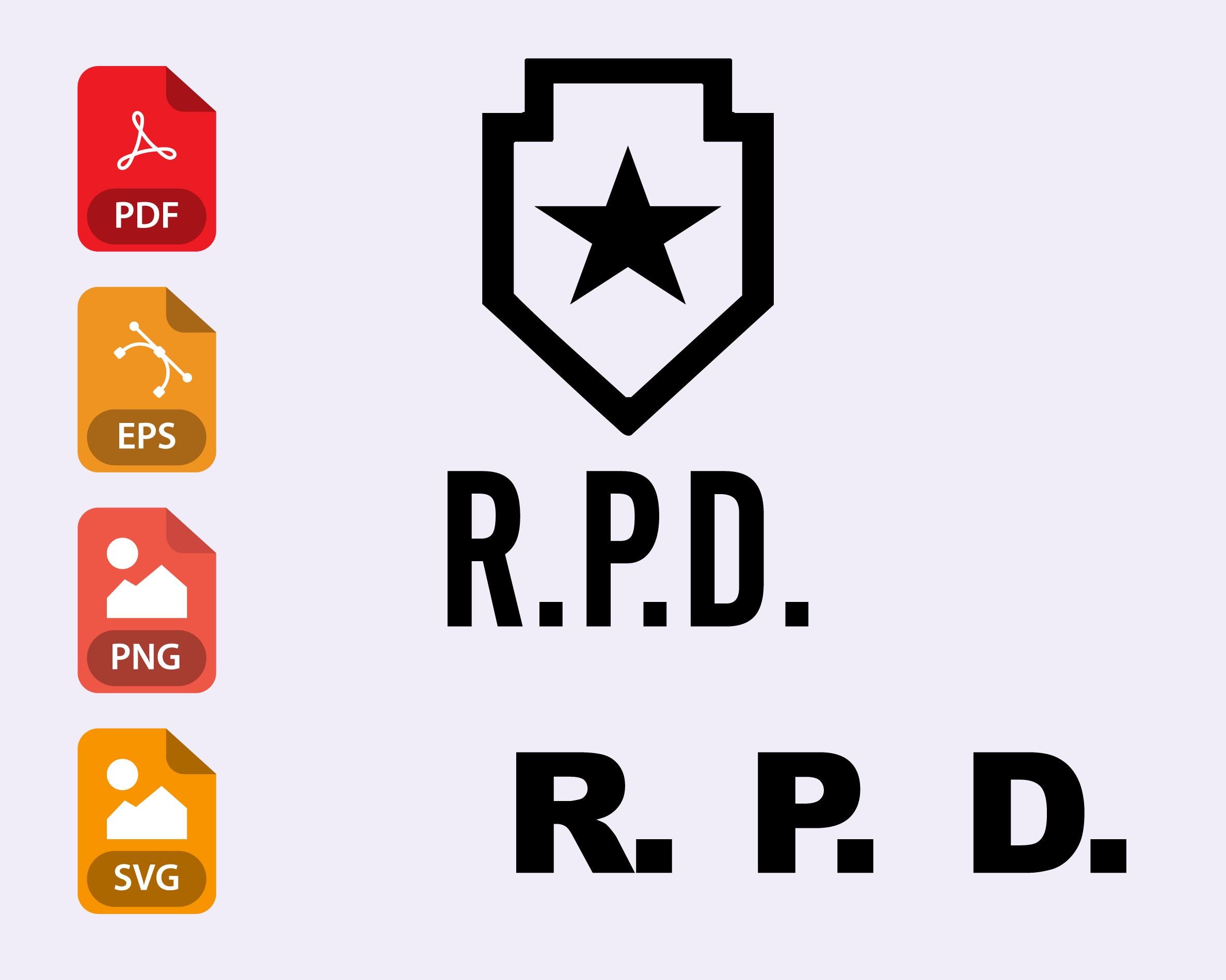 RPD Vector Logos for Stencil, Cricut Board, 3D Printing, Etc | Digital ...