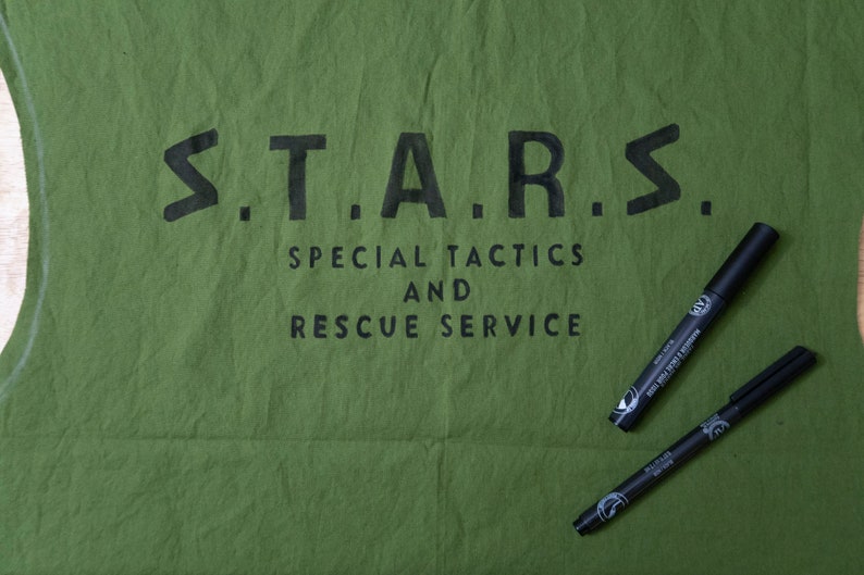 STARS Vest Vector Logo for Stencil, Cricut Board, 3D Printing, Etc ...