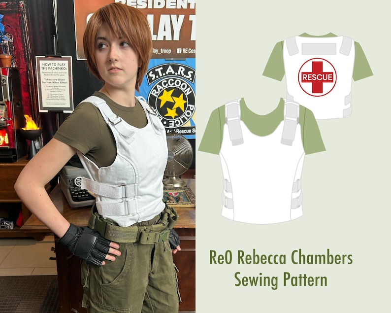 Rebecca Chambers RE0 Sewing Pattern PDF - Digital Download | Resident ...
