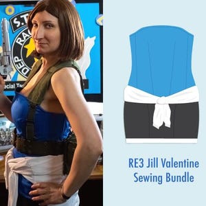 Jill Valentine RE3 Sewing Pattern PDF Digital Download Resident Evil 3 ...