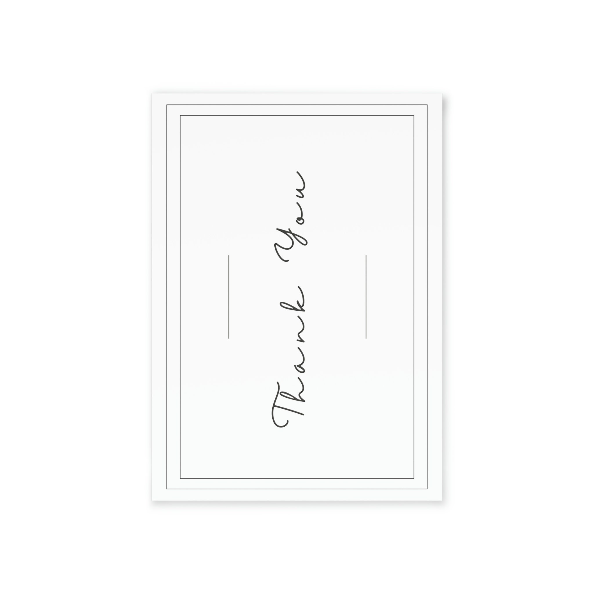 Basic Thank You Card, Wedding Thank You, Gift Thank You, Basic Card ...