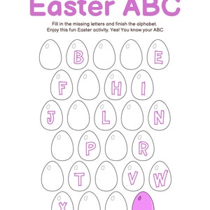 Printable Easter Activity Bundle for Kids - Etsy