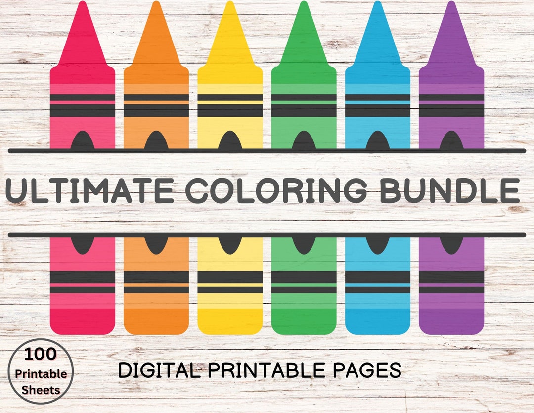 100 Kids Coloring Pages Variety Boys and Girls Coloring Sheets ...