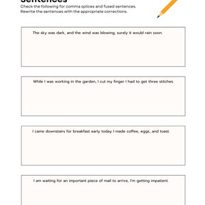 Middle School English Practice/review Worksheets | Printable Bundle ...