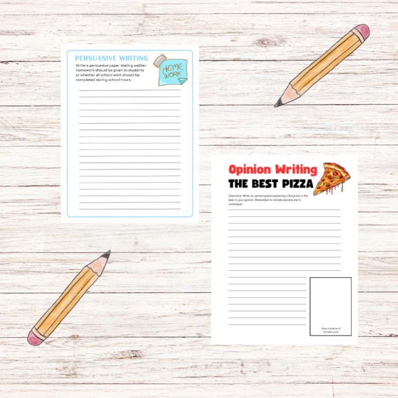 Middle School Writing Prompts | Digital Download | Printable Writing ...