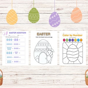 Printable Easter Activity Bundle for Kids - Etsy