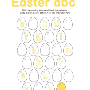 Printable Easter Activity Bundle for Kids - Etsy