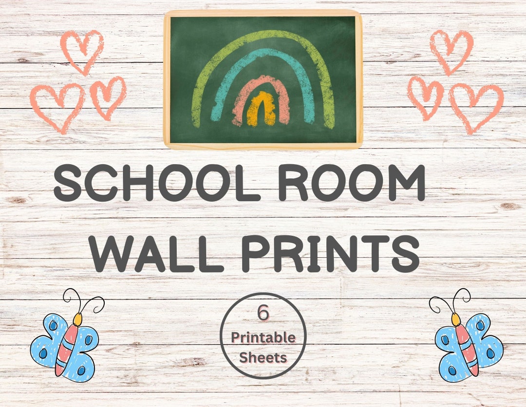 School Room Wall Prints - Etsy