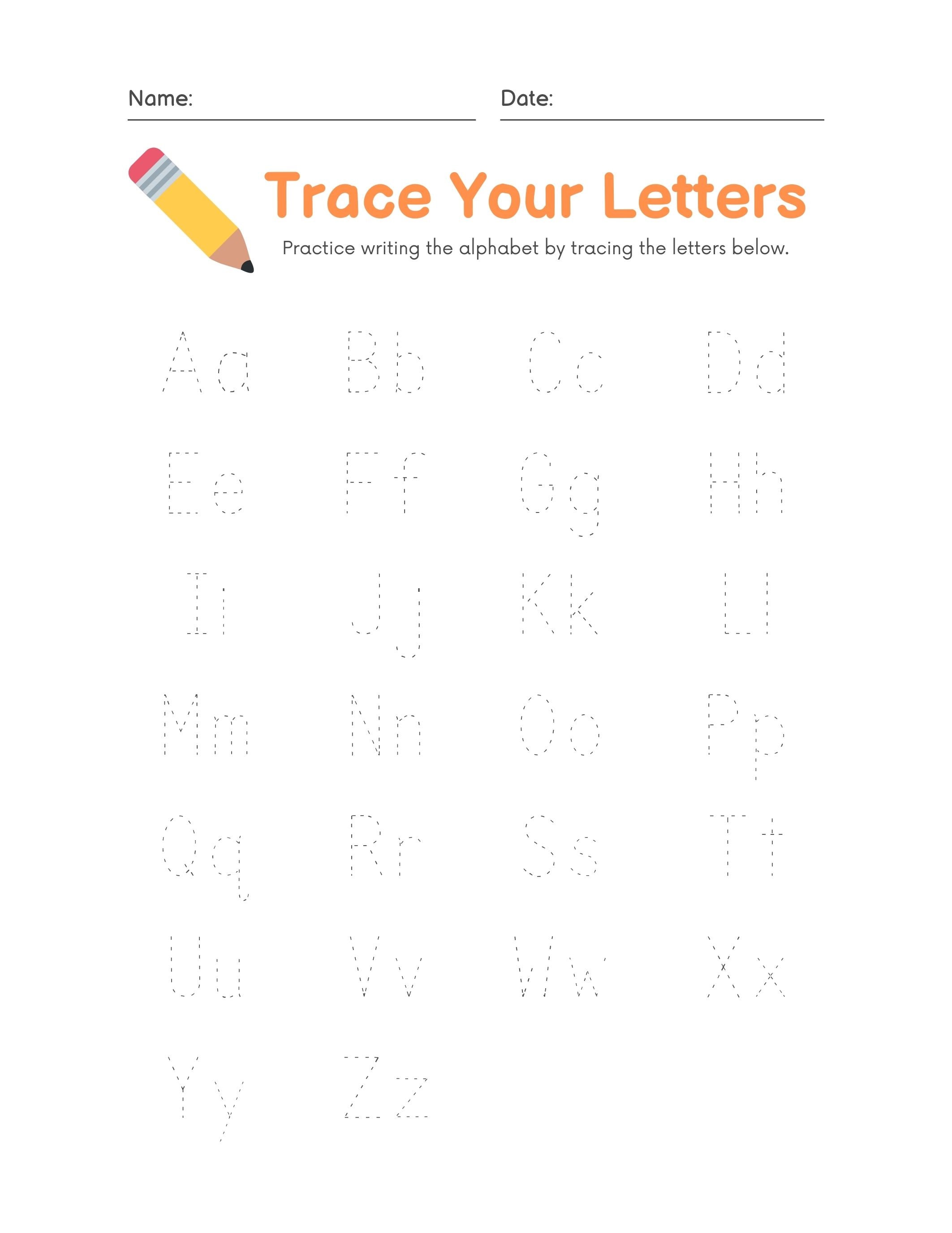 Alphabet Learning Digital Printables - Etsy