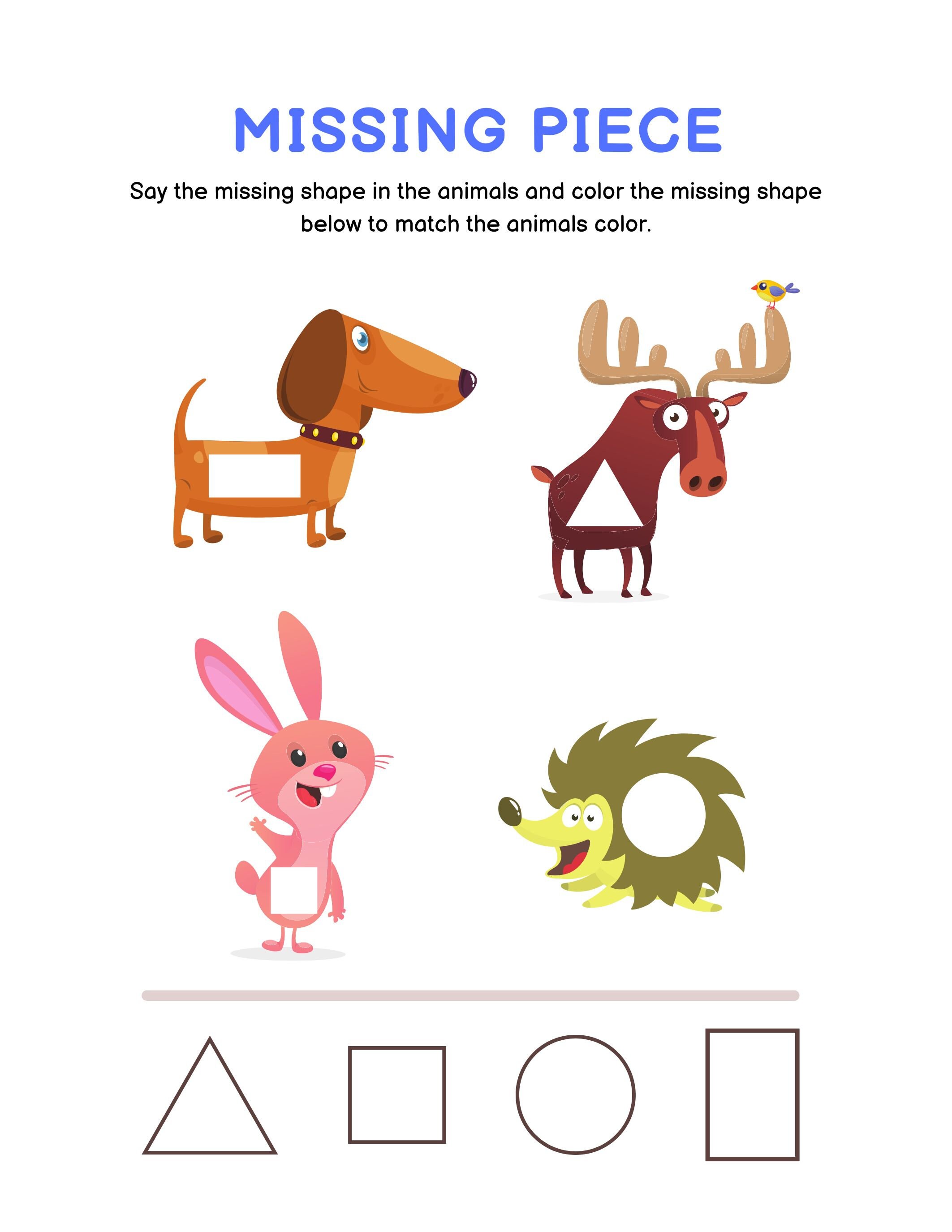 Preschool Pre-k Kindergarten Printable Learning Bundle. Shapes, Numbers ...