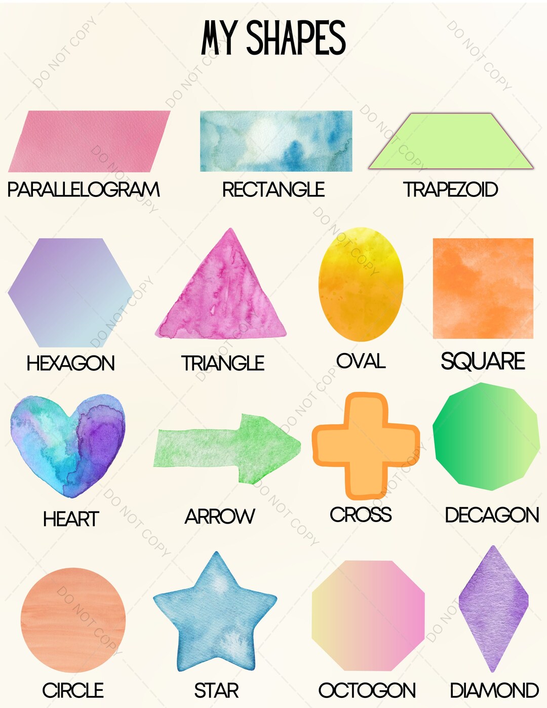 Learn My Shapes and Colors Bundle - Interactive Educational Set for ...