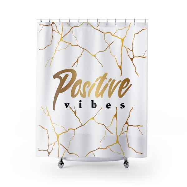 Quote Shower Curtain - Etsy