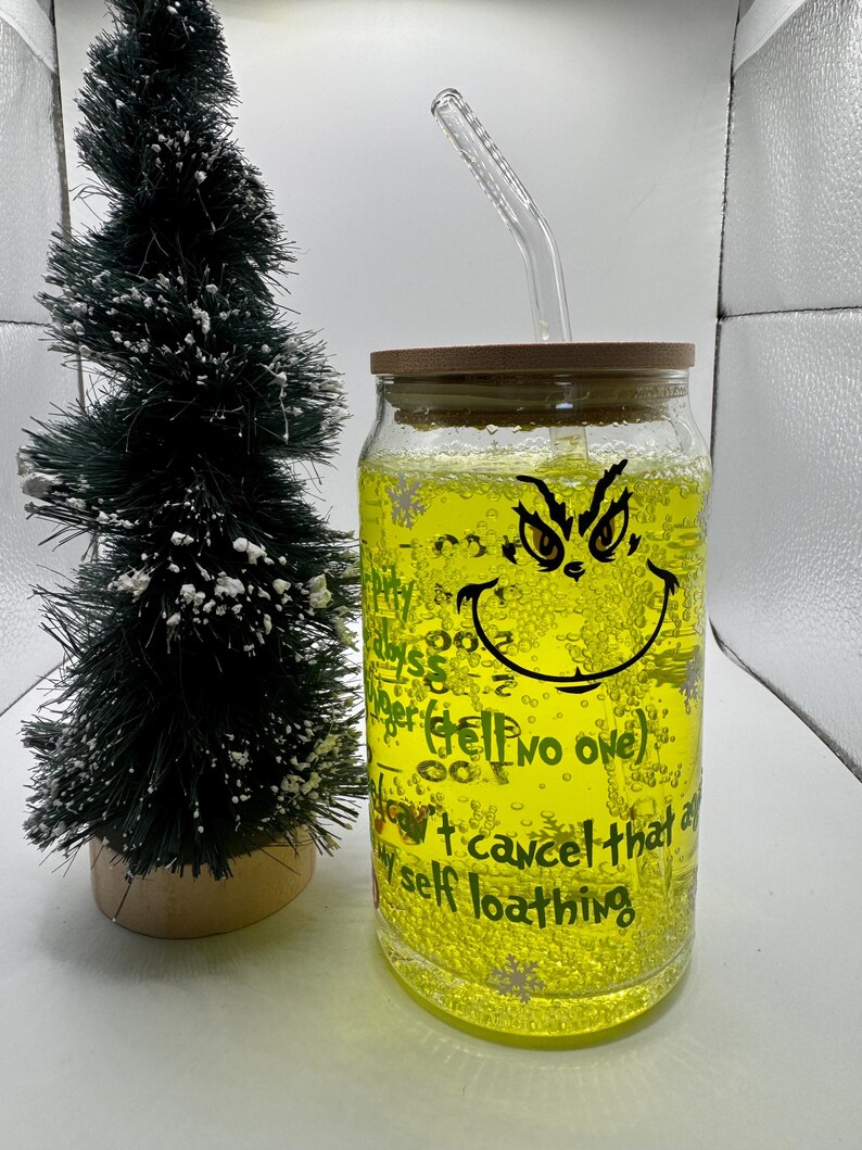Grinch Iced Coffee Cup - Etsy