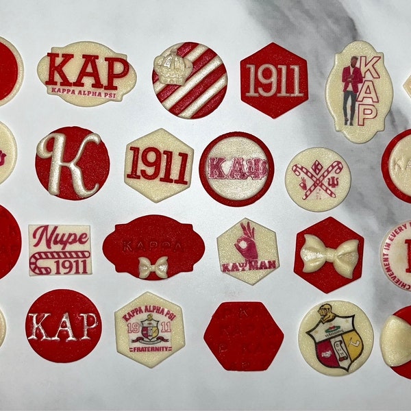 Kappa Alpha Psi Cupcake Toppers - Etsy