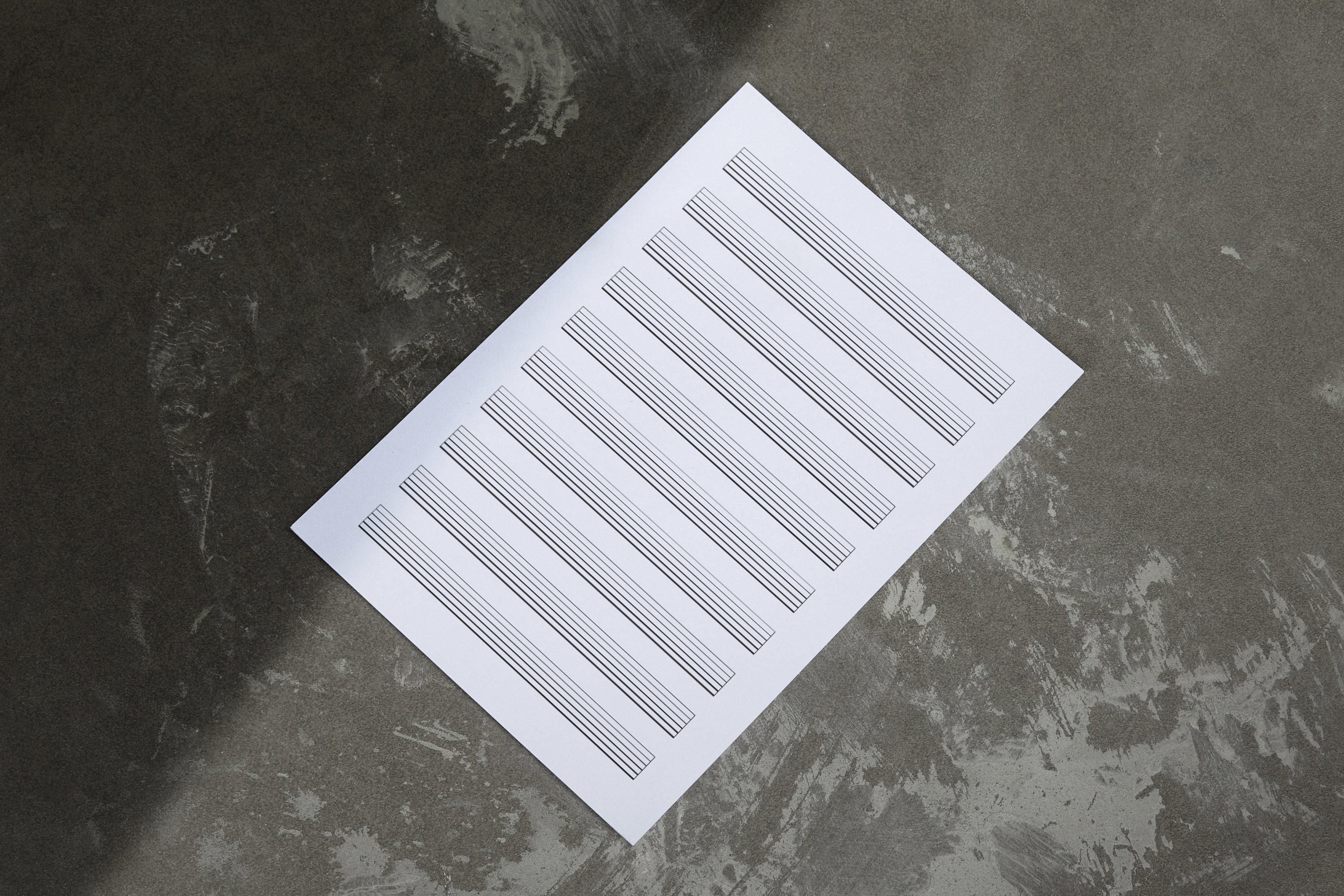 Printable Blank 6-string Guitar Tablature Notation 10 Staves - Etsy