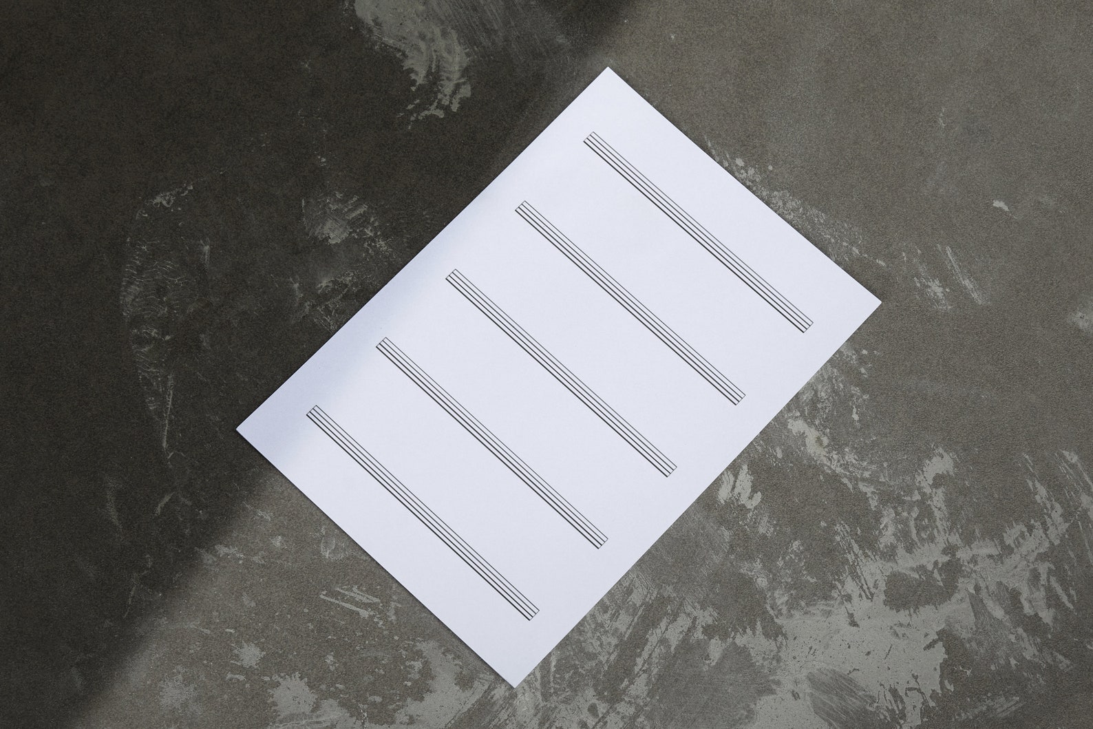 Printable Blank 4-string Bass Ukulele Guitar Tablature Notation 5 ...