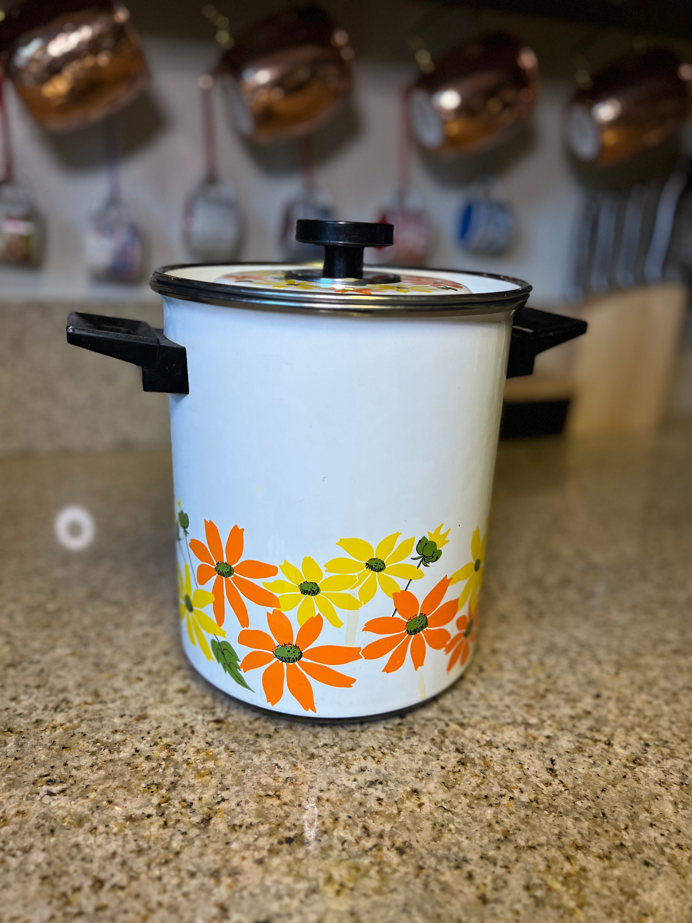 Vintage Floral Ekco Country Garden Porcelain Cookware Steamer 1970s - Etsy