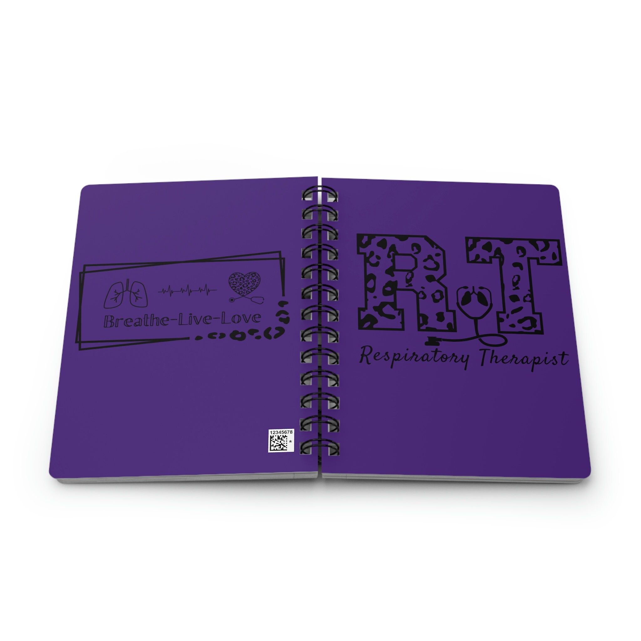 Respiratory Therapist Journal (purple)/ Respiratory Notebook ...