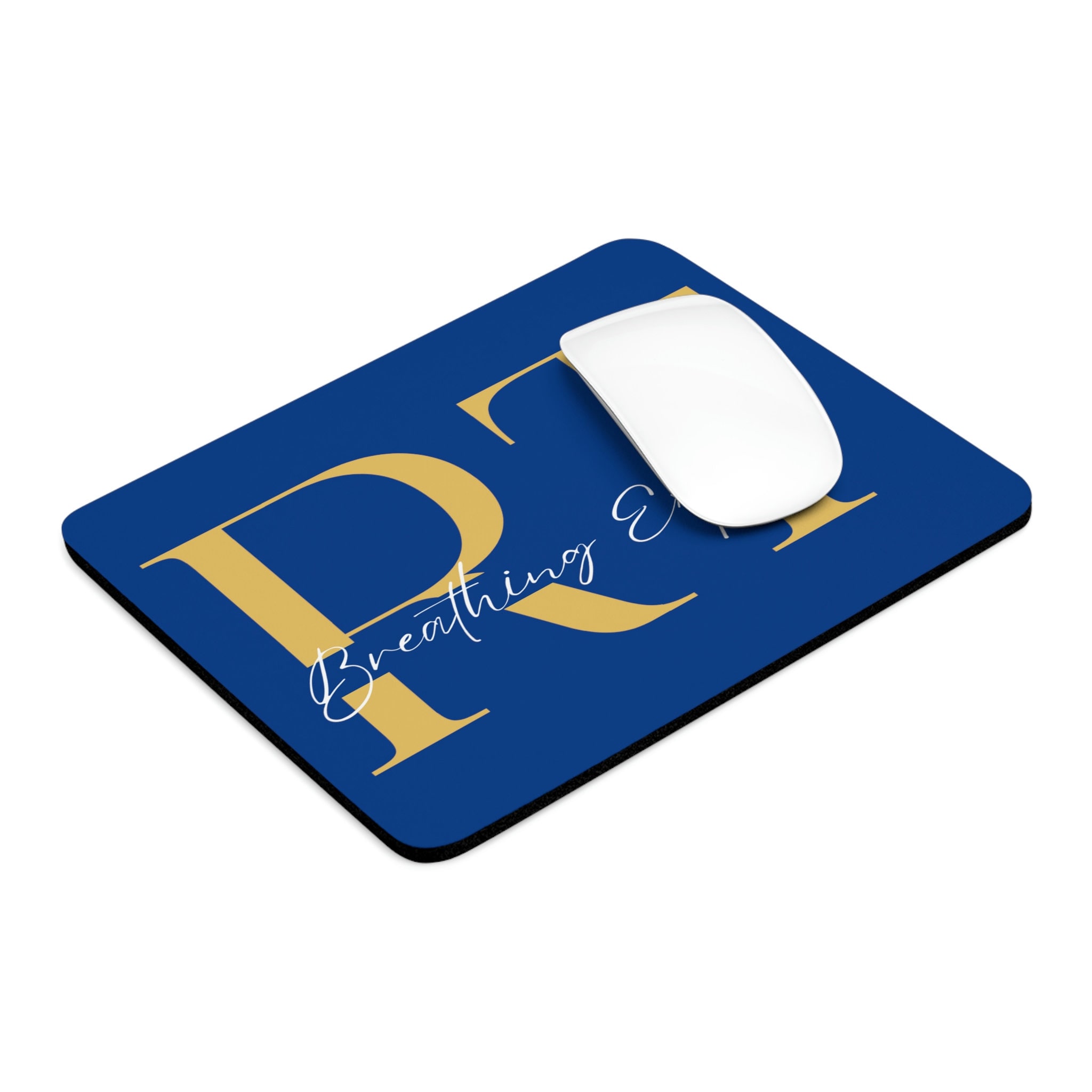RT Breathing Experts (blue & Gold) Mouse Pad/ RT Mouse Pad/ Respiratory ...