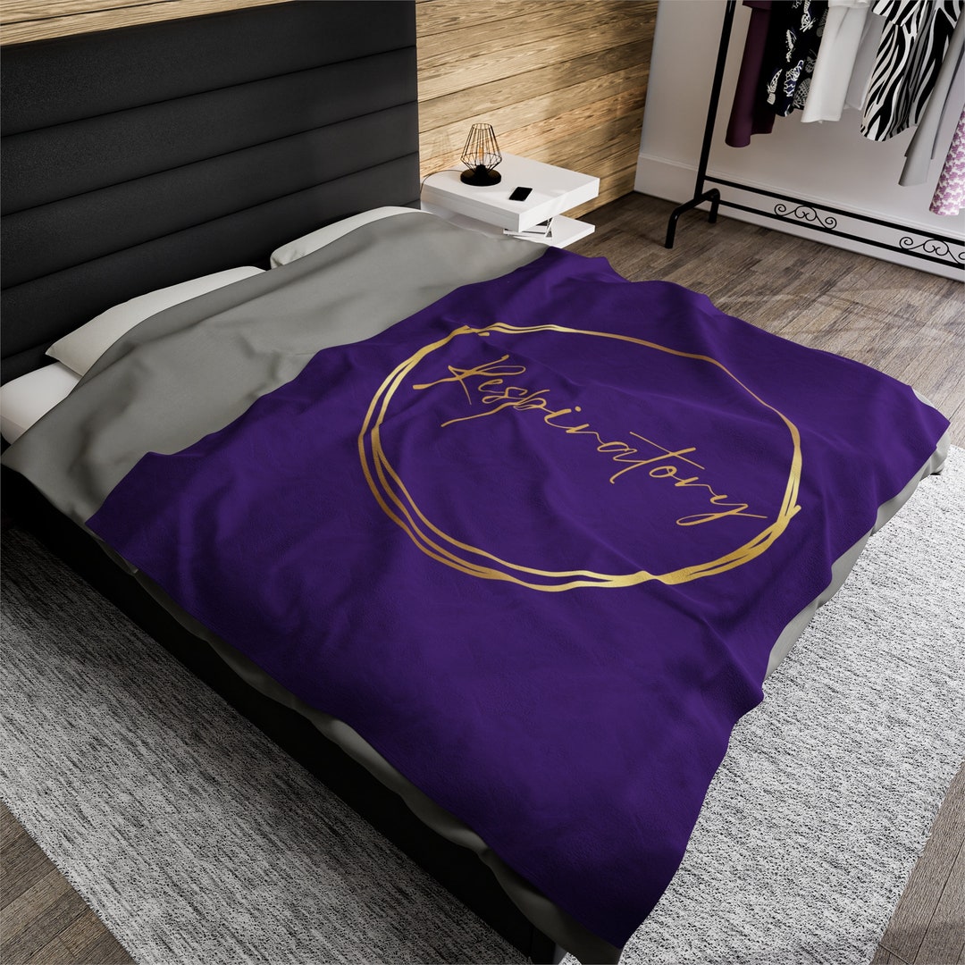 Respiratory Signature Blanket (purple)/ Respiratory Therapy ...