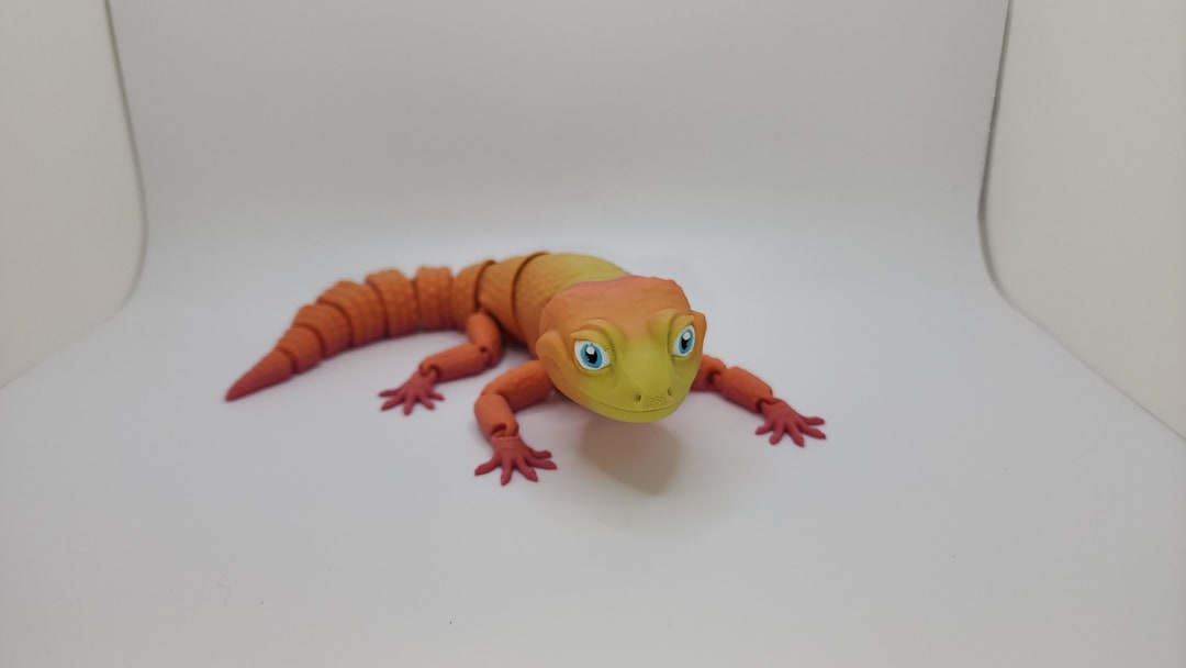 Multi-color 3D Printed Gecko - Etsy