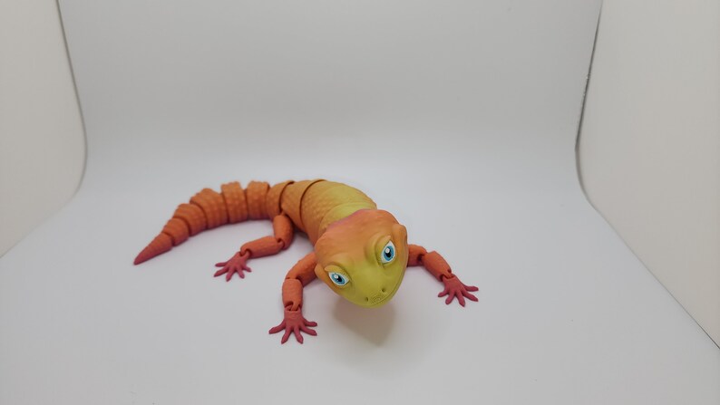 Multi-color 3D Printed Gecko - Etsy