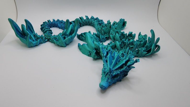 Coral Reef Dragon 3D Printed - Etsy