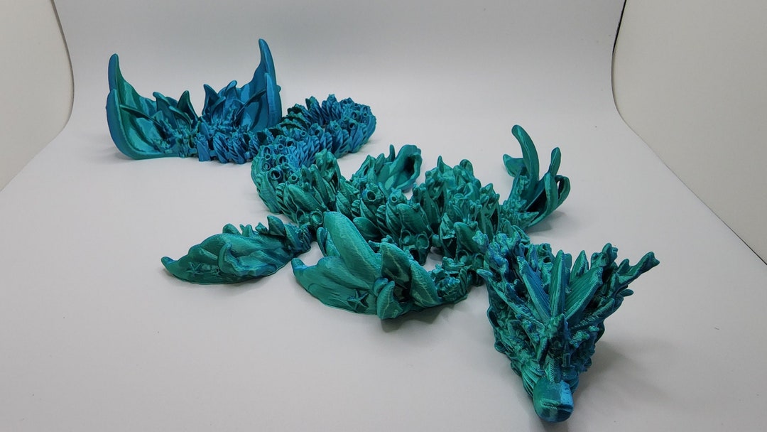 Coral Reef Dragon 3D Printed - Etsy