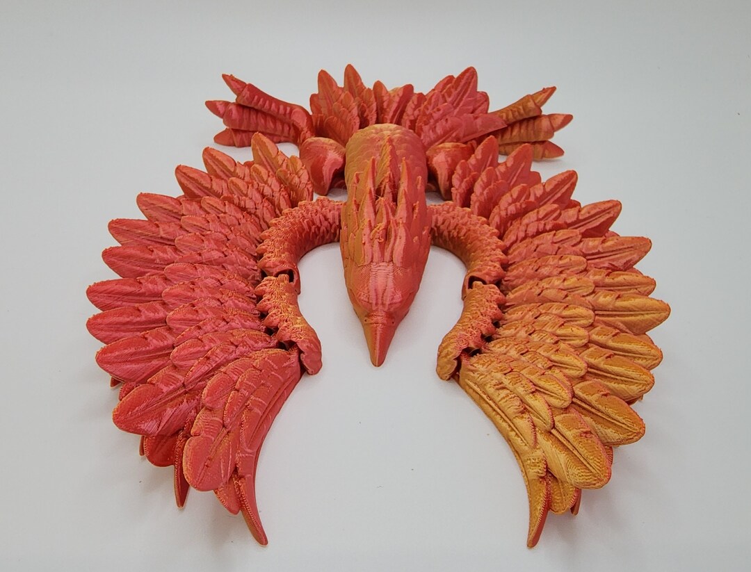 3D Printed Phoenix - Etsy