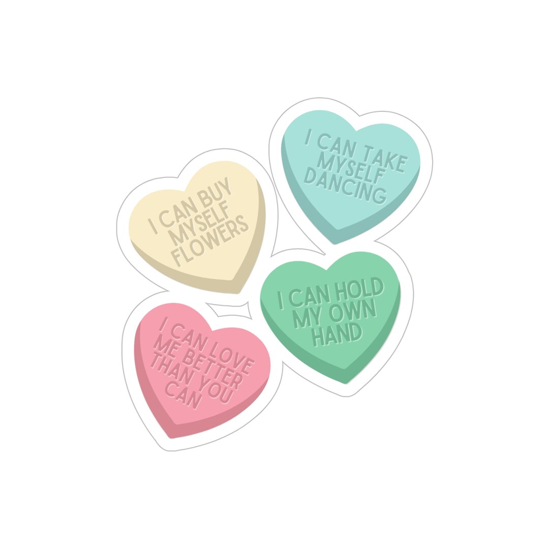 Independent Mood Sticker: Self Love Valentine's Day Independent Woman ...