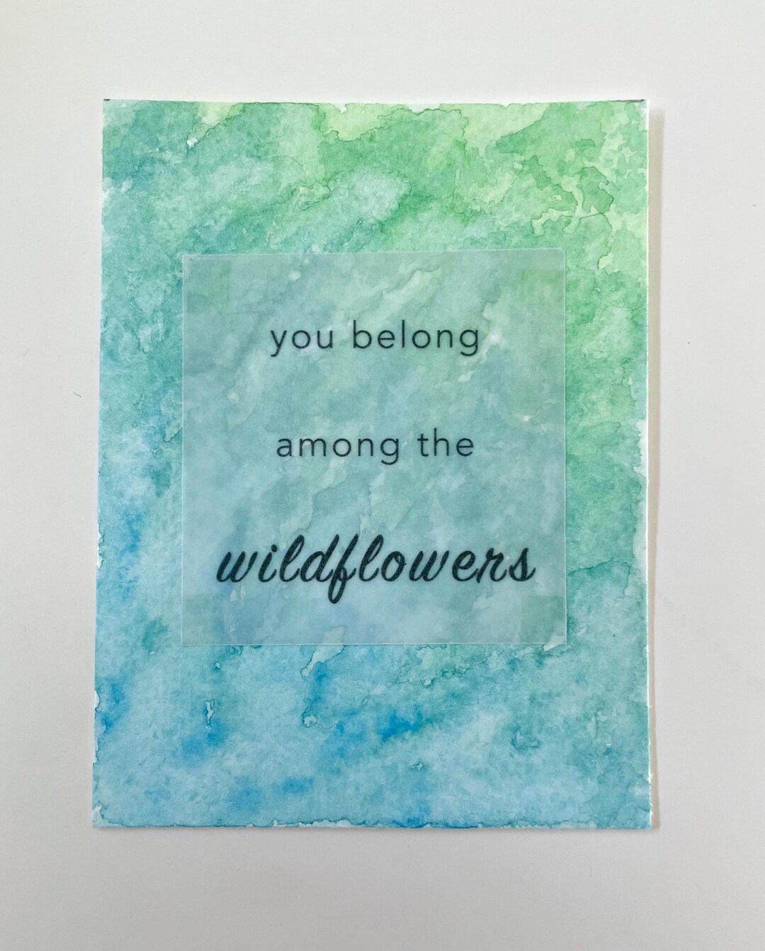 Custom Watercolor Wishes: Personalized Note Cards | Word of the Year ...