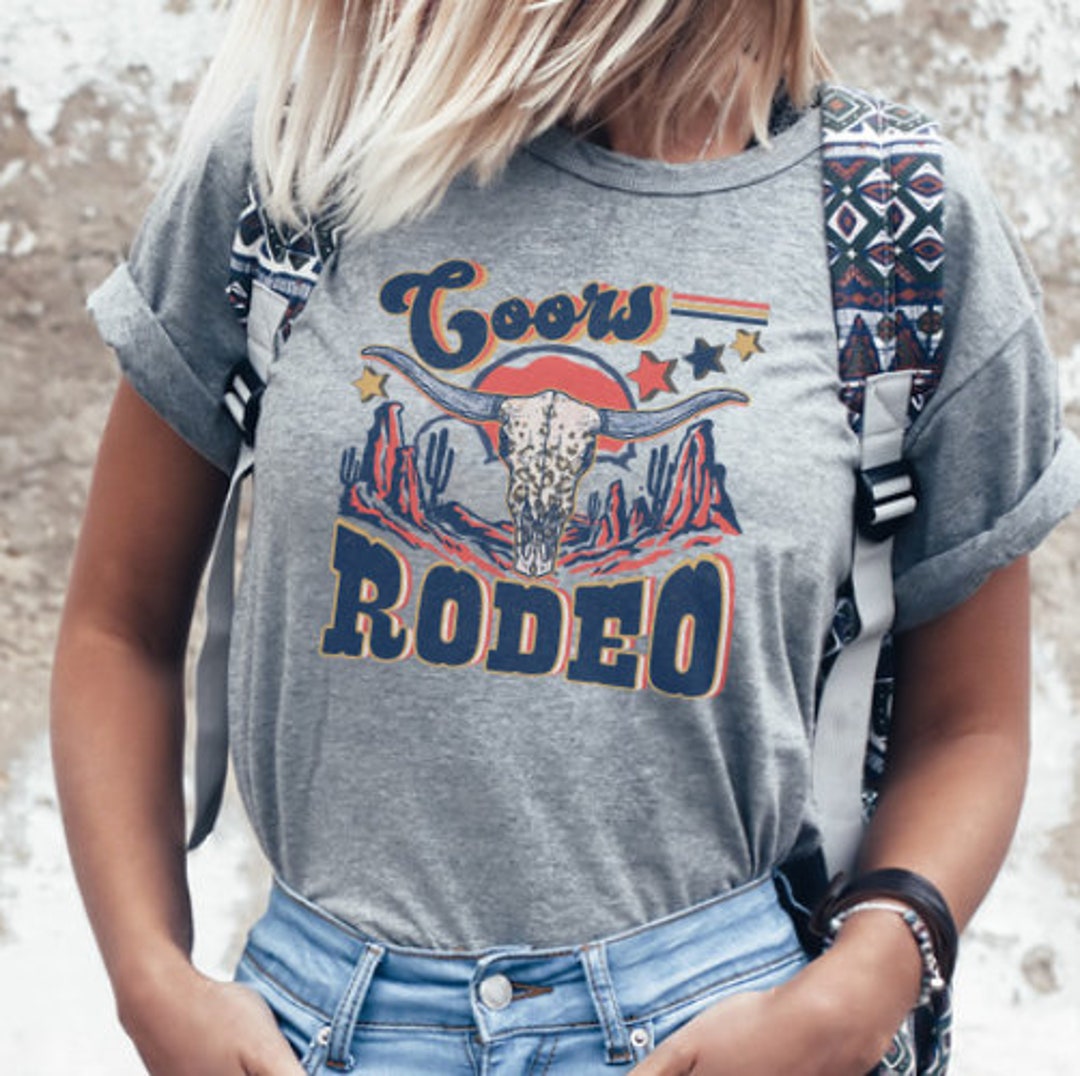 Coors Rodeo Cropped T-shirt Perfect for Beer Lovers, Gift for Beer ...