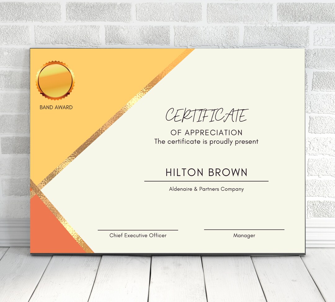 Personalized Certificate Display Frame Document Holder - Etsy