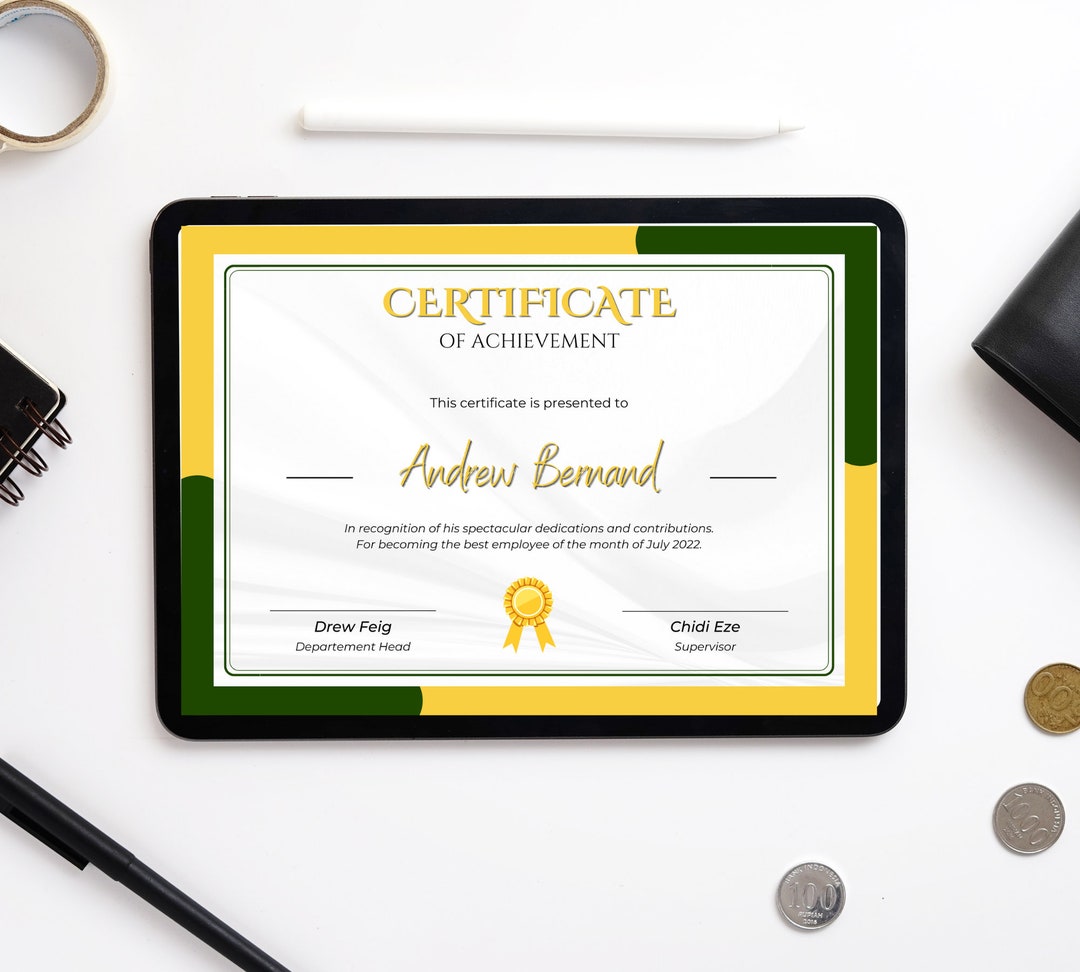 Personalized Certificate Display Frame, Document Holder, Office Decor ...