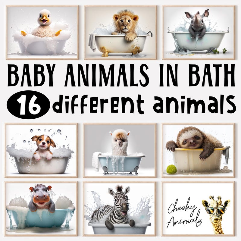 Funny Animal Prints - Etsy