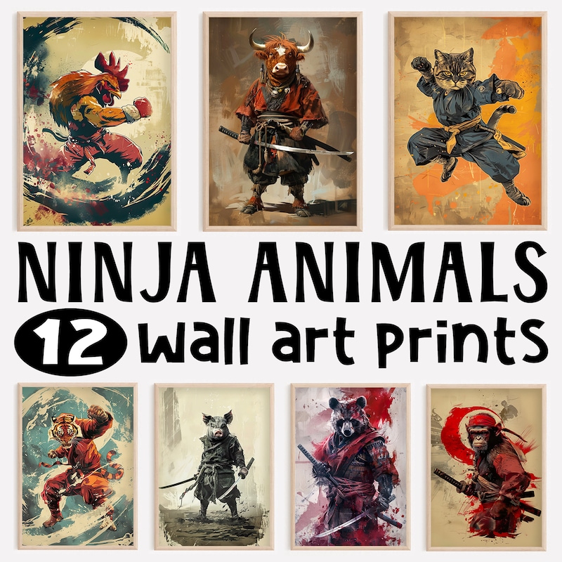Ninja Prints - Etsy