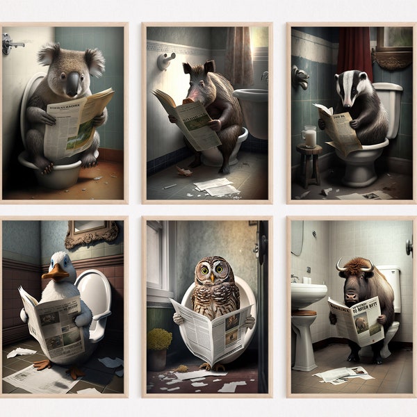 Bison Toilet - Etsy Australia