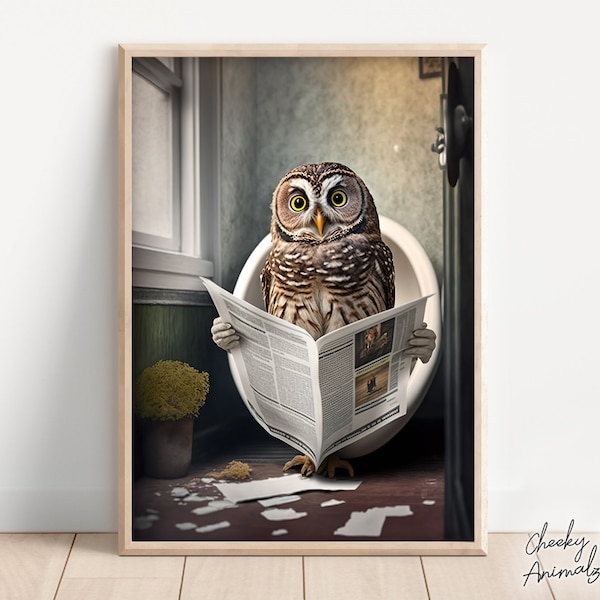 Owl Bathroom Decor - Etsy