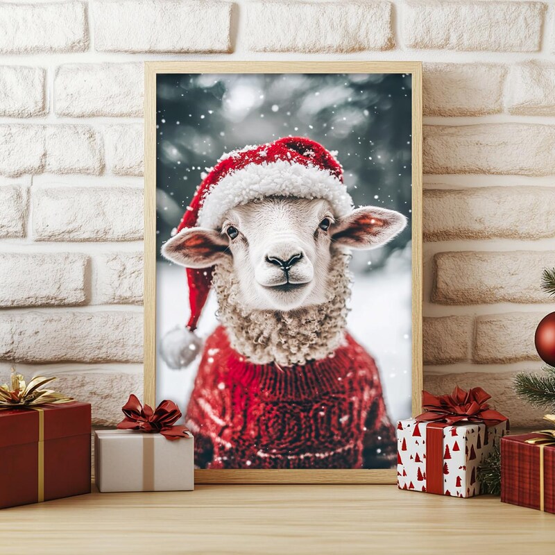 Christmas Sheep - Etsy
