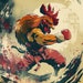 Ninja Chicken Karate Print: Funny Animal AI Art (digital Download) - Etsy