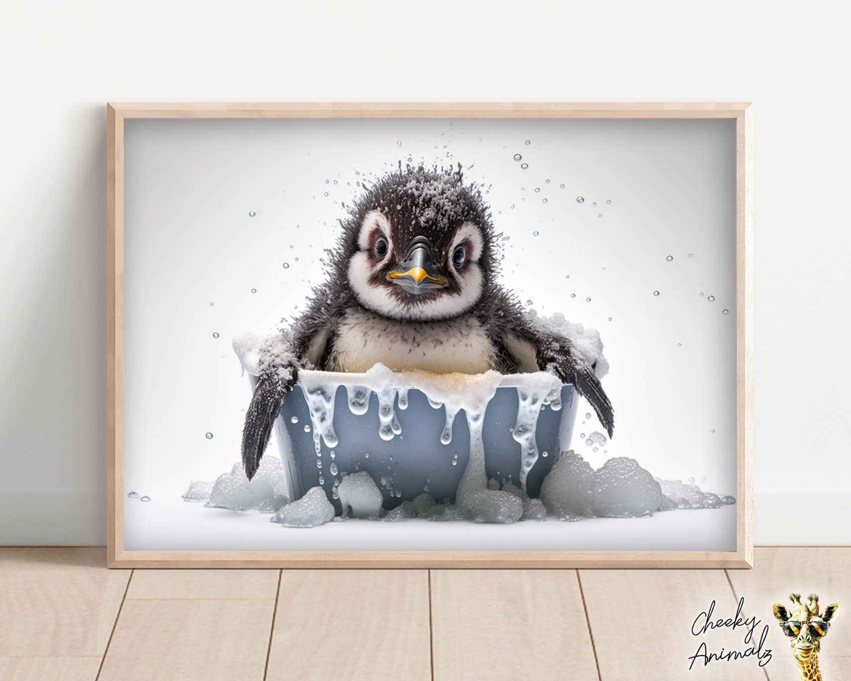 Cute Baby Animals in Bathtub Bundle of 8 Funny Animal - Etsy