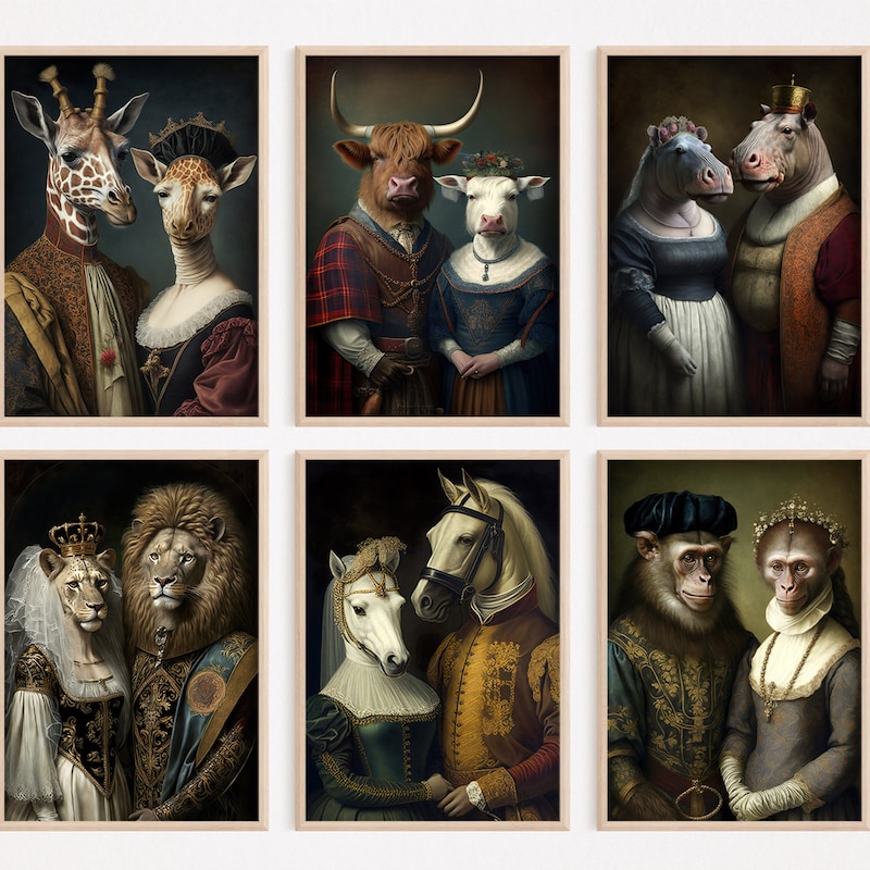 Funny Animal Art - Etsy