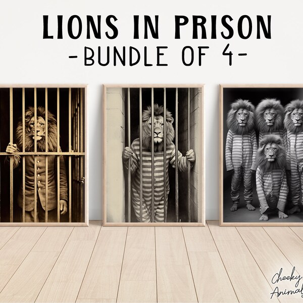Lion Prison Bundle - Etsy