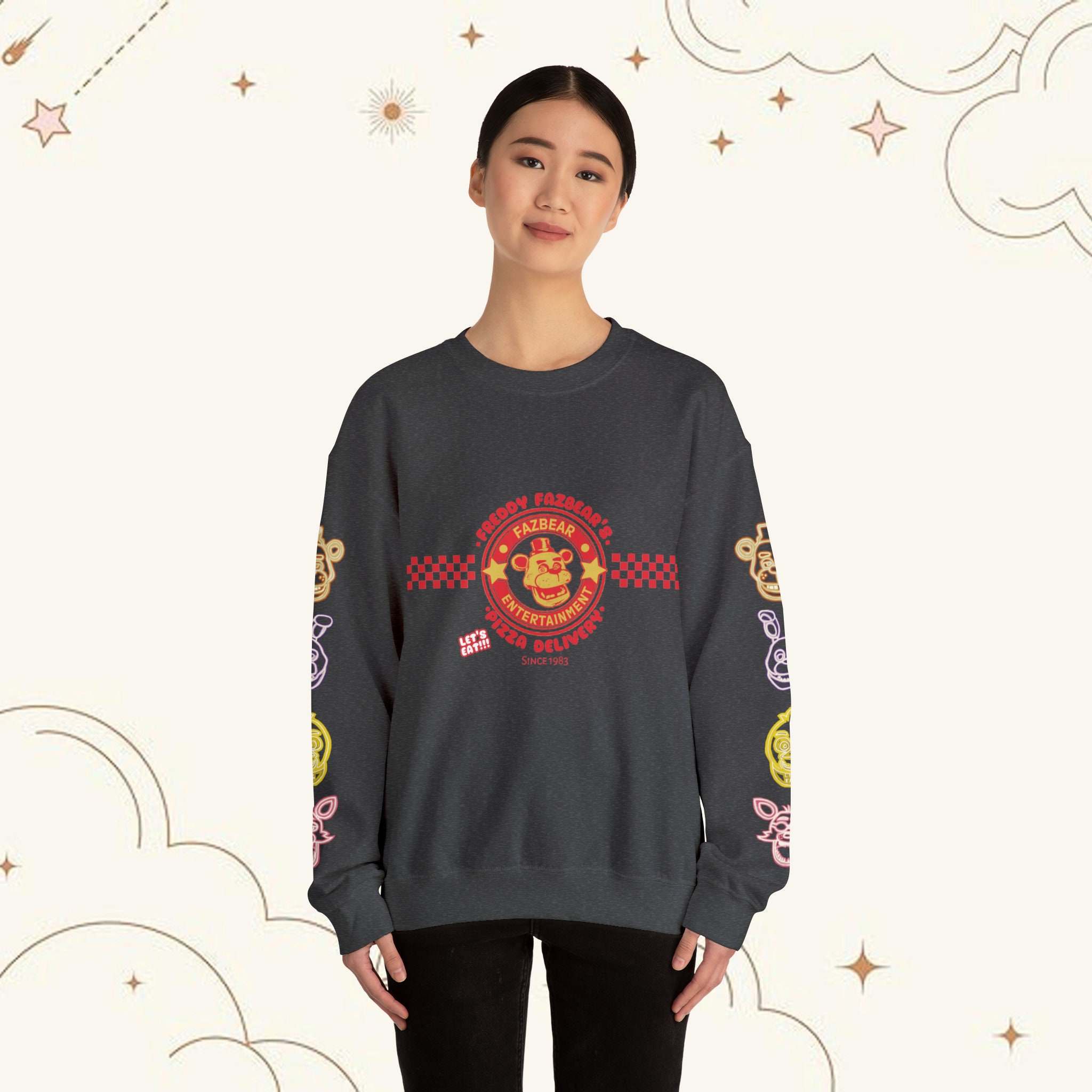 Fazbear Entertainment | Pizza Delivery | Unisex Heavy Blend™ Crewneck ...