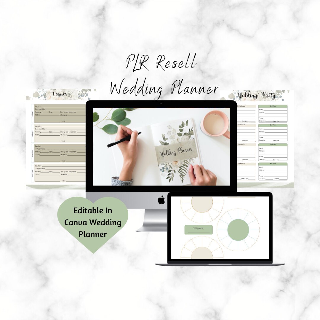 PLR Wedding Planner, PLR Wedding Products, PLR Digital Product, Instant ...